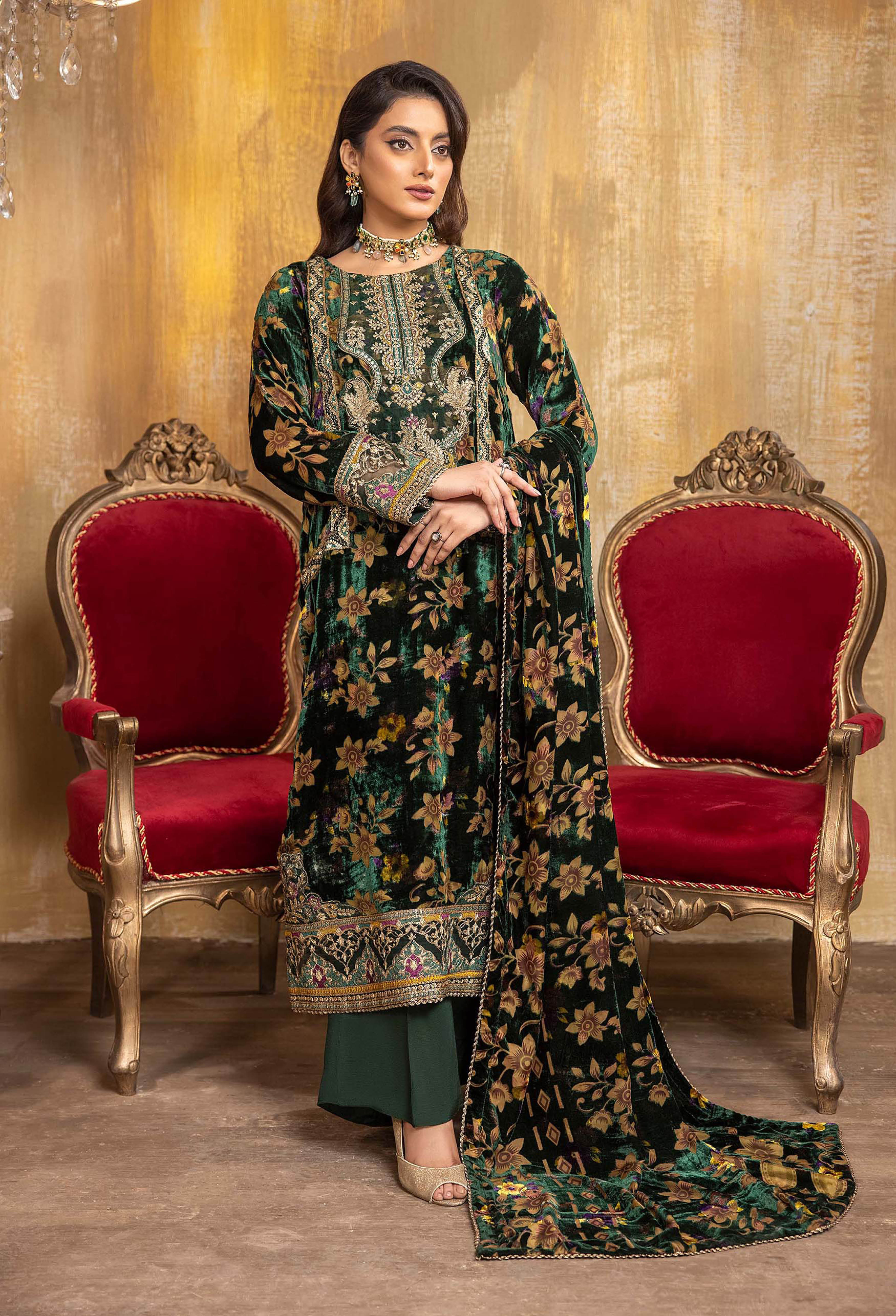 Plachi Embroidered'2 5564 – Adan's Libas