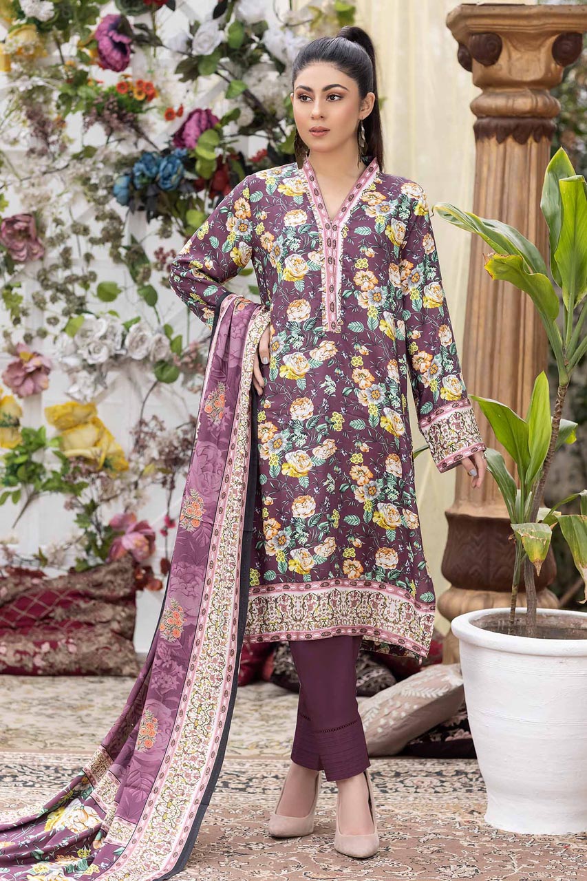 Rislin - Stitched Digital Printed Linen 3PC – Adan's Libas